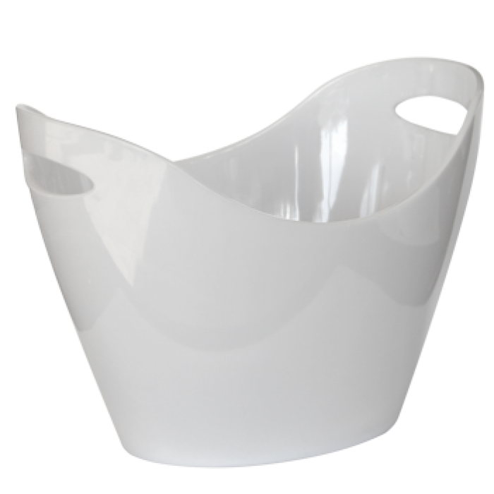 Frapiera alba din policarbonat RAKI 5,5l - Raki.ro