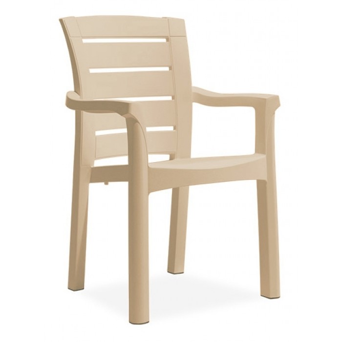 Scaun gradina MILANO WOOD culoare capucino